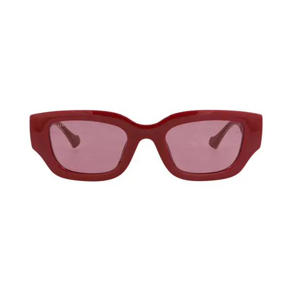 Gucci Cat Eye-frame Injection Sunglasses - Red