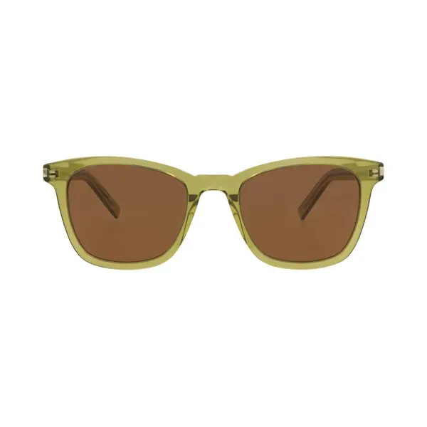 Saint Laurent Square-frame Recycled Acetate Sunglasses - Green