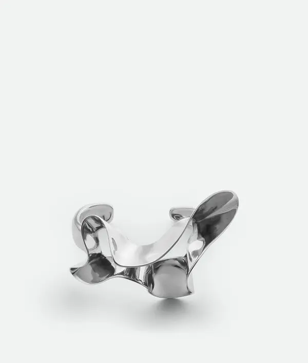 Bottega Veneta Anemone Cuff Bracelet - Silver