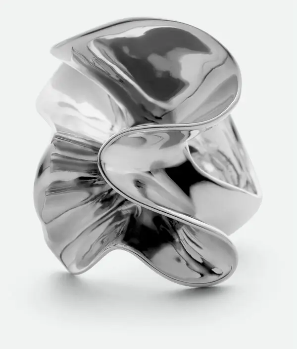 Bottega Veneta Anemone Ring - Silver