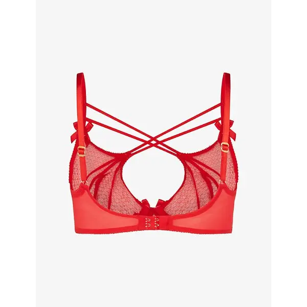 Agent Provocateur Nicki High-neck Underwi Tulle Bra