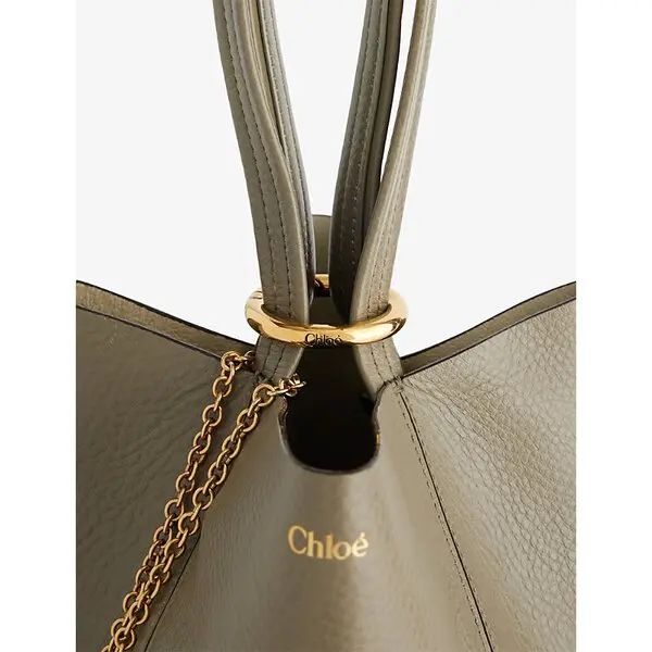 Chloé Spin Medium Leather Tote Bag