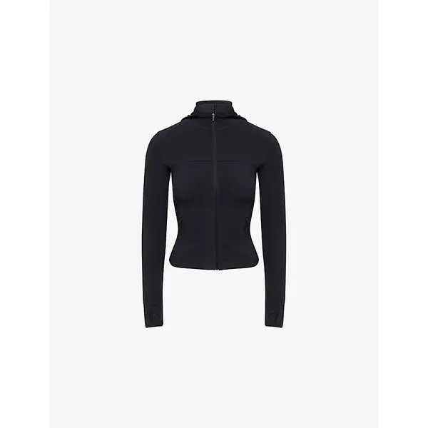 Bo+tee Soft Active Hooded Mid-layer Track Jacket