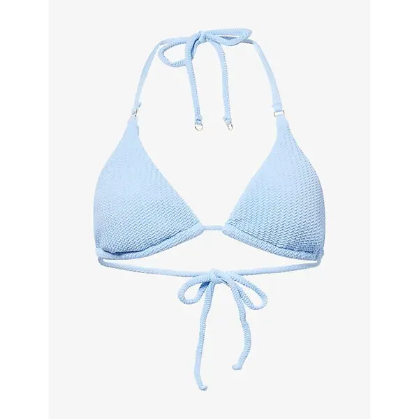 Seafolly Sea Dive Triangle Bikini Top - Cornflower