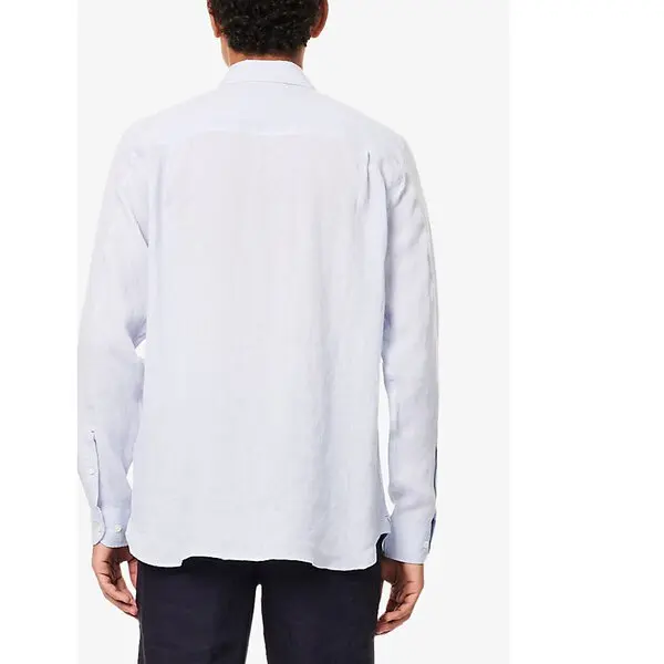 Orlebar Brown Giles Long-sleeve Linen Shirt Xxxl