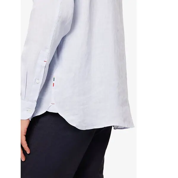 Orlebar Brown Giles Long-sleeve Linen Shirt Xxxl