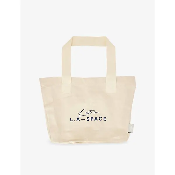L.A-SPACE Lost In L.a Space Cotton-canvas Tote Bag