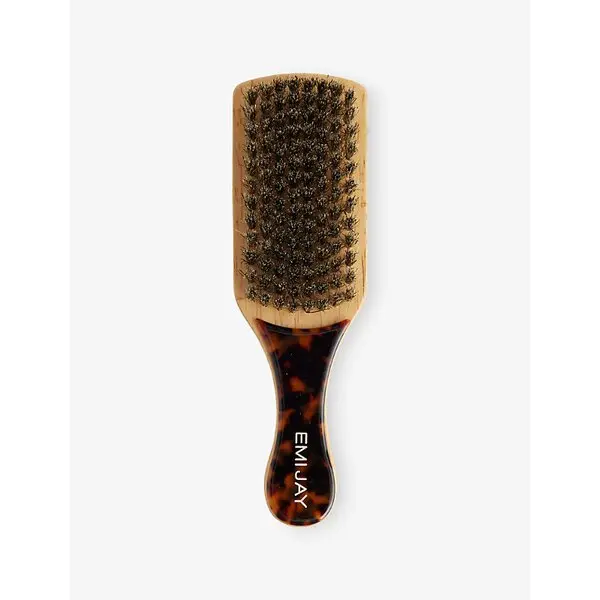 EMI JAY Mini Boar Bristle Hairbrush - Tortoise