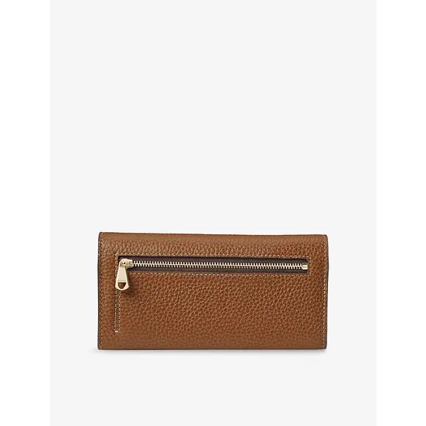 ASPINAL OF LONDON Essential Logo-embossed Leather Purse - Tan