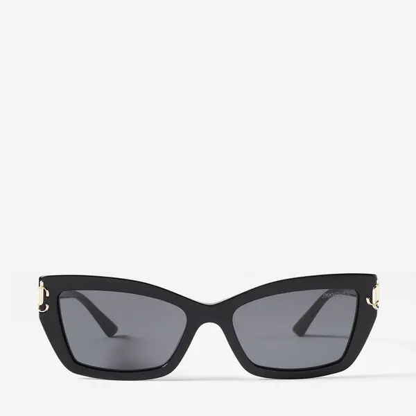 JIMMY CHOO Isla Cat Eye Sunglasses - Dark Grey