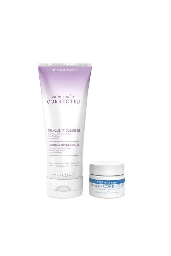 DERMADOCTOR Calm Cool &amp Corrected Tranquility Cleanser &amp Cream Duo - Aqua