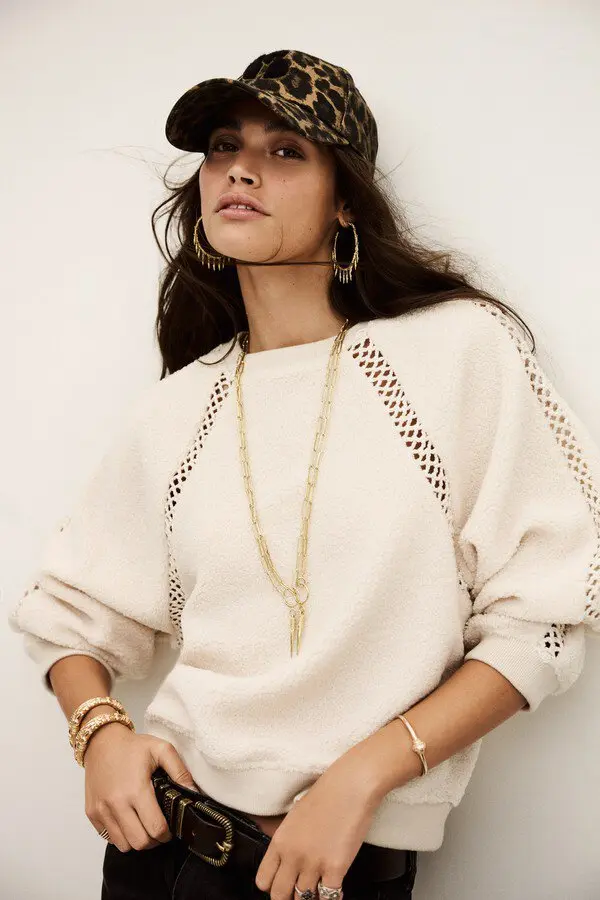 Ba&sh Sweet Round Neck Sweatshirt