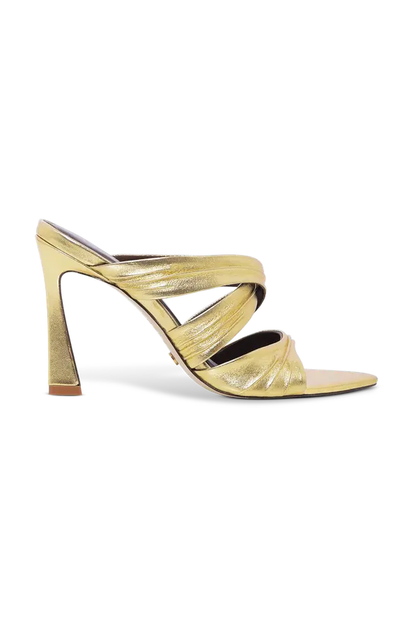 PatBO Bibi Mules - Gold