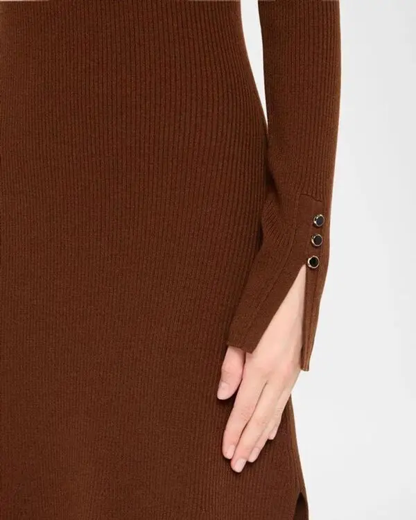 A.L.C. Jett Merino Turtleneck Midi Dress