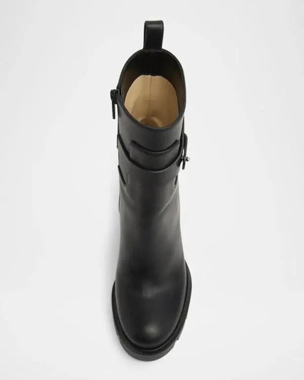 CHRISTIAN LOUBOUTIN 100mm Dianouchette Leather Ankle Boots