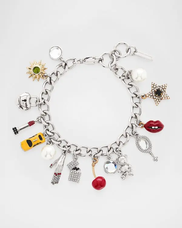 Marc Jacobs The Trinket Charm Bracelet - Silver/mul
