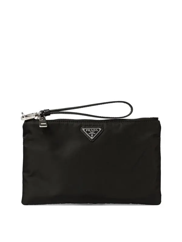 Prada Pouch In Re-nylon - Black