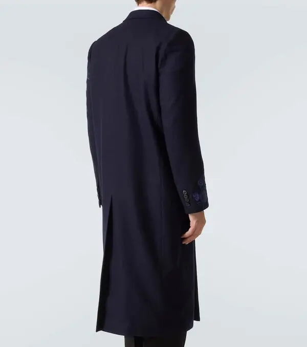 Dries Van Noten Floral Double-breasted Wool Coat