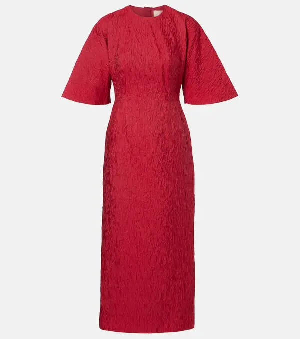 ROKSANDA Falah Cloqué Midi Dress