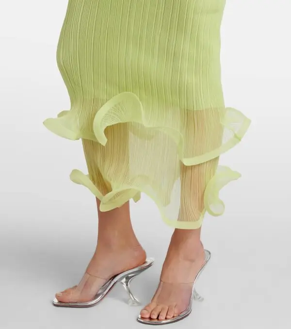 Simkhai Midi Ruffle Skirt