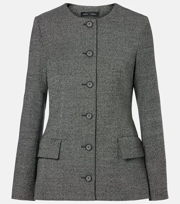 Proenza Schouler Annemarie Wool Jacket - Grey