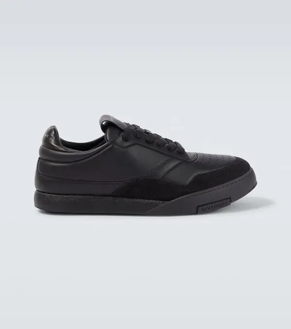 Givenchy Yard Court Leather Sneakers - Black