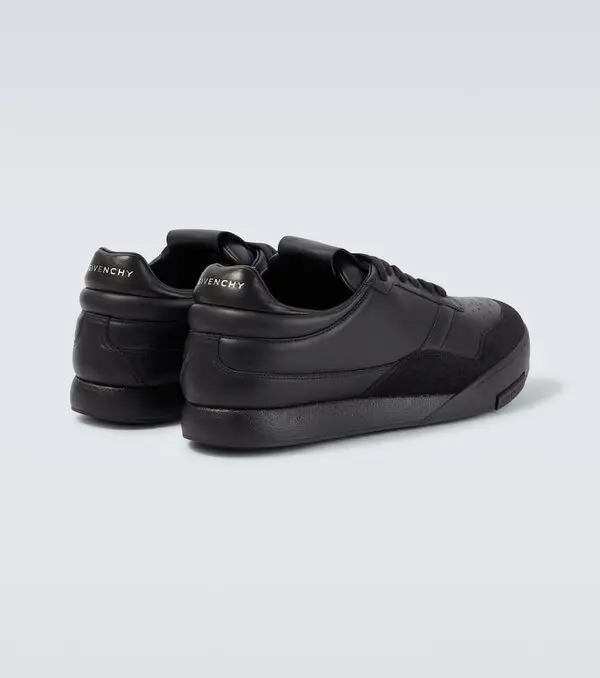 Givenchy Yard Court Leather Sneakers - Black