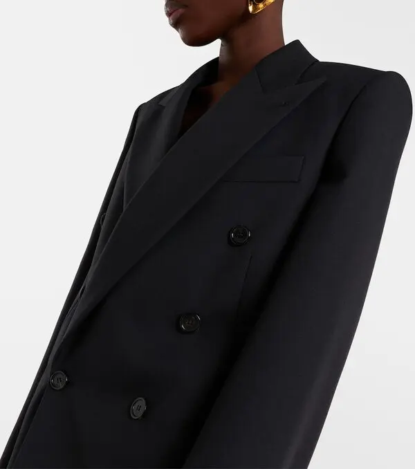 Saint Laurent Double-breasted Wool Blazer