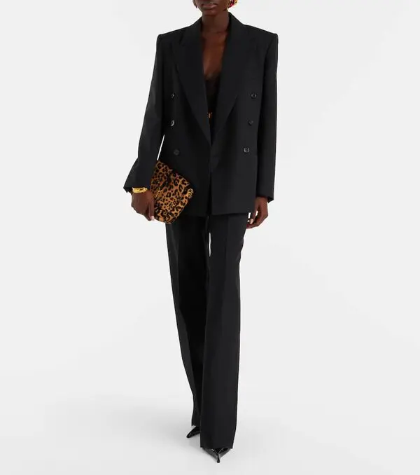 Saint Laurent Double-breasted Wool Blazer