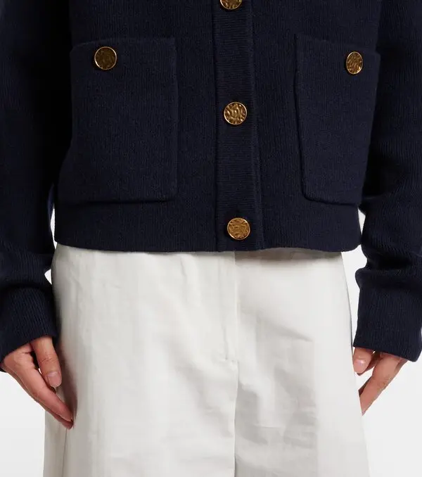 TOTEME Wool-blend Cardigan - Blue