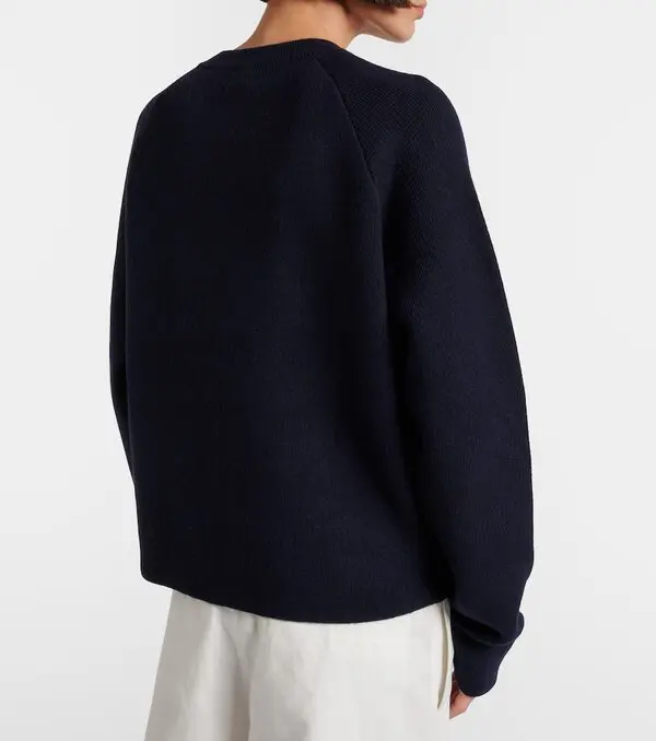 TOTEME Wool-blend Cardigan - Blue