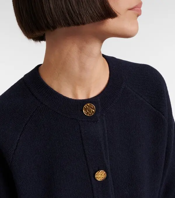 TOTEME Wool-blend Cardigan - Blue