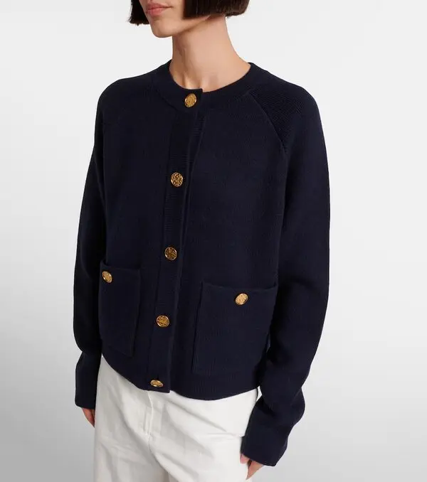 TOTEME Wool-blend Cardigan - Blue
