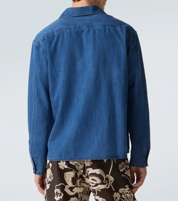 Commas Tie-neck Denim Shirt