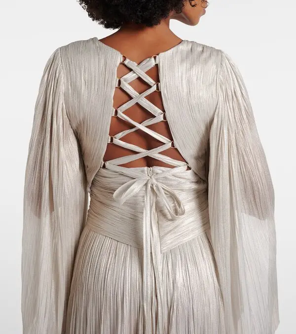 MARIA LUCIA HOHAN Draped Silk Gown