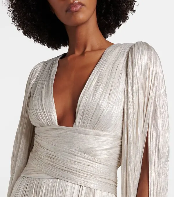 MARIA LUCIA HOHAN Draped Silk Gown