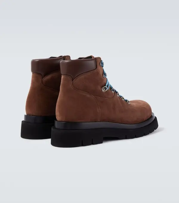 Bottega Veneta Lug Suede Ankle Boots