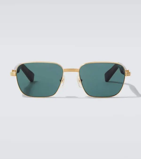 Cartier Premiere De Rectangular Sunglasses - Gold