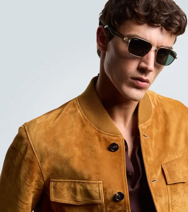 Cartier Premiere De Rectangular Sunglasses
