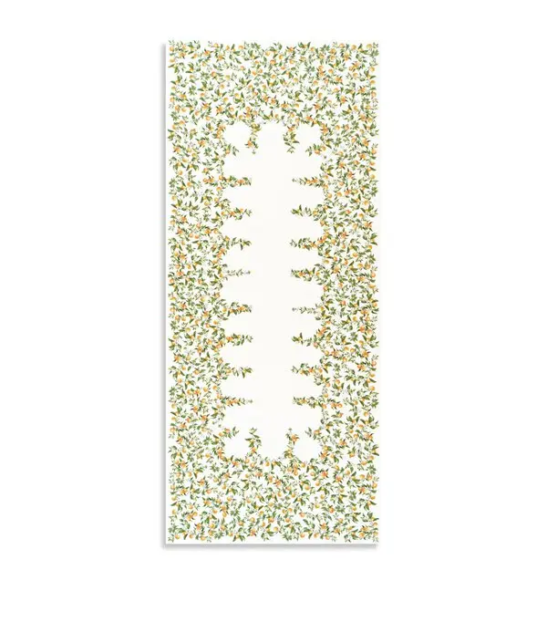 SUMMERILL & BISHOP Linen L'orangerie Tablecloth - Orange