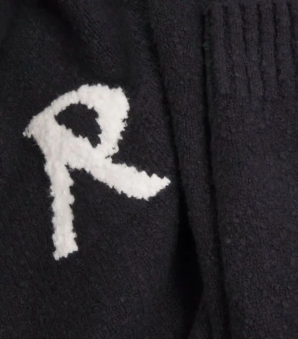 REPRESENT Cotton-blend Bouclé Polo Sweater