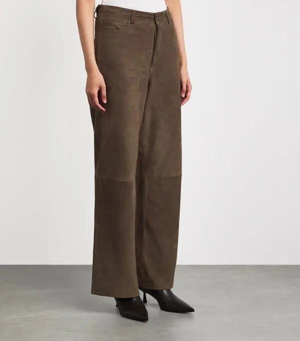 Stylein Suede High-rise Trousers