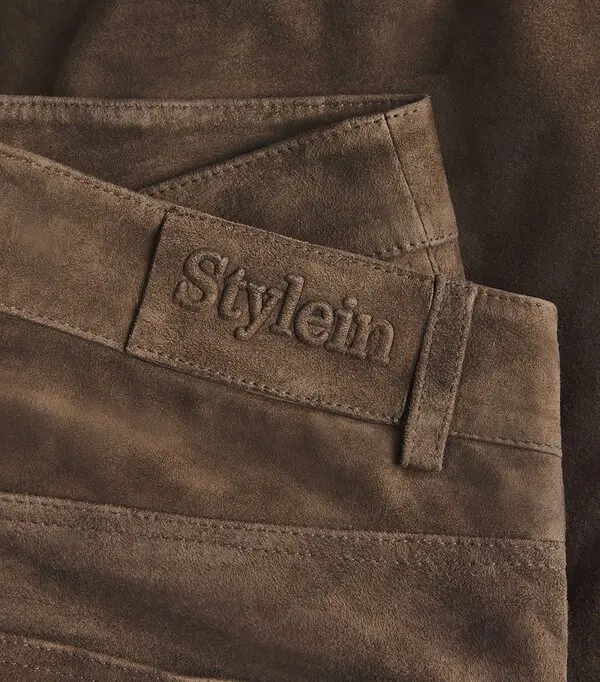 Stylein Suede High-rise Trousers