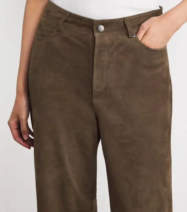 Stylein Suede High-rise Trousers