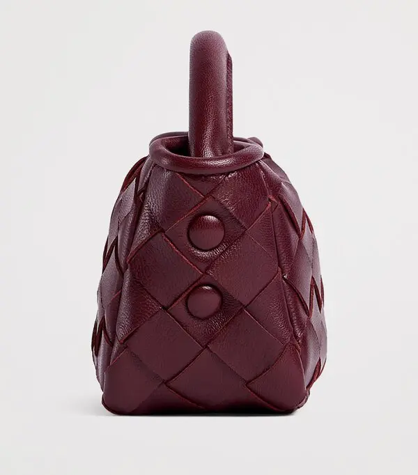 Bottega Veneta Leather Candy Cobble Top-handle Bag