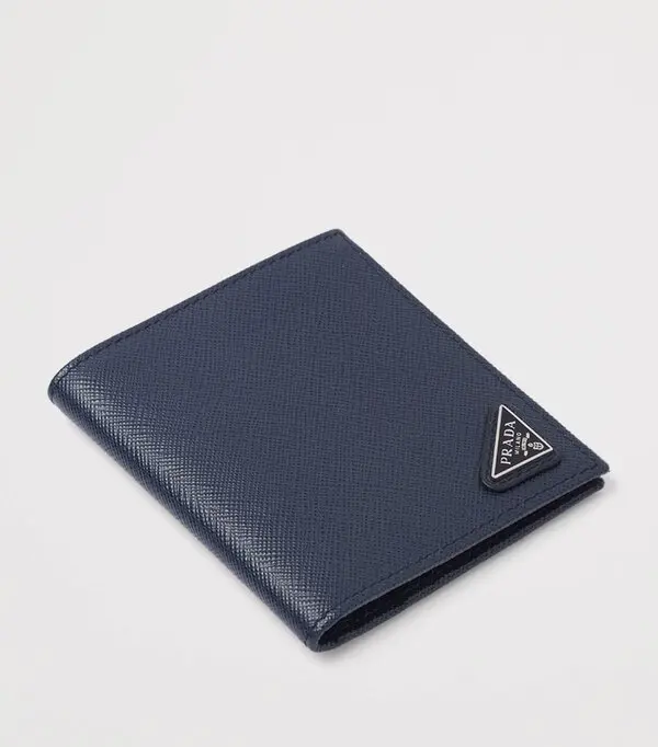 Prada Saffiano Leather Logo Wallet