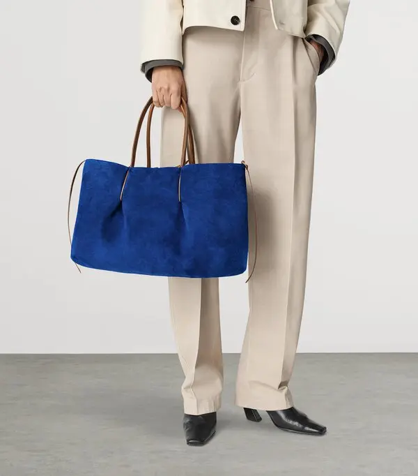 Bottega Veneta Leather Pinacoteca Tote Bag - Brown