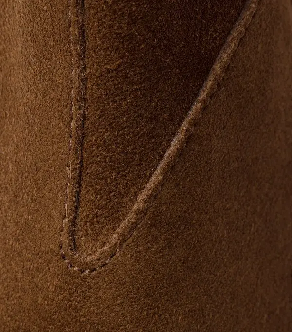 Prada Suede Chelsea Boots - Brown