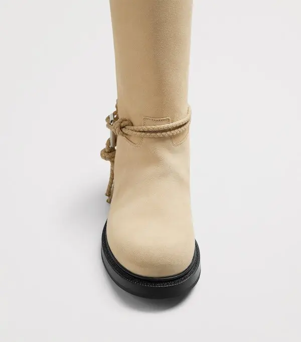 Bottega Veneta Leather Knee-high Boots - Neutral