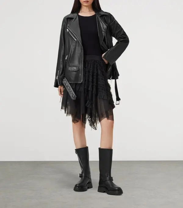 ALLSAINTS Tulle Mini Skirt